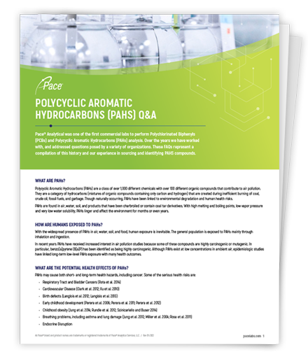 PAHs FAQ | Your Guide to Air Sampling and Testing