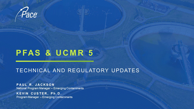 On-demand webinar: PFAS & UCMR 5 Updates for Water Systems