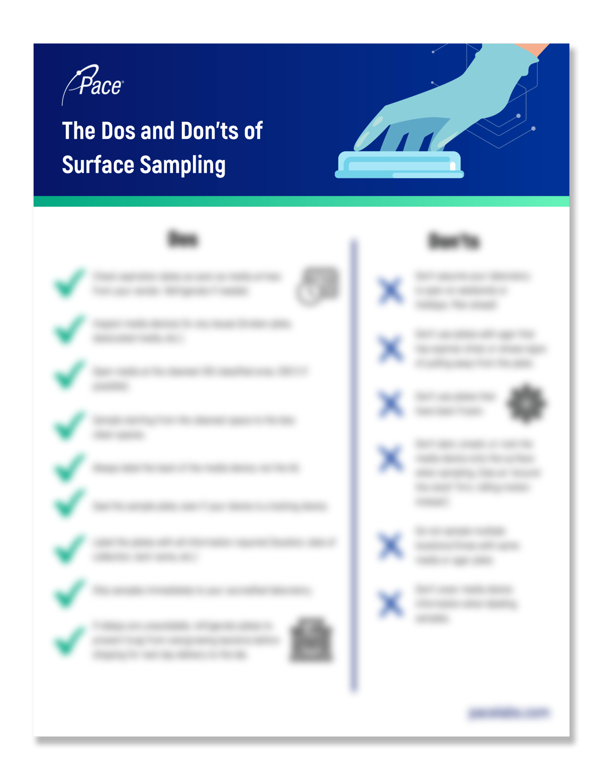 USP 797 Surface Sampling Infoguide